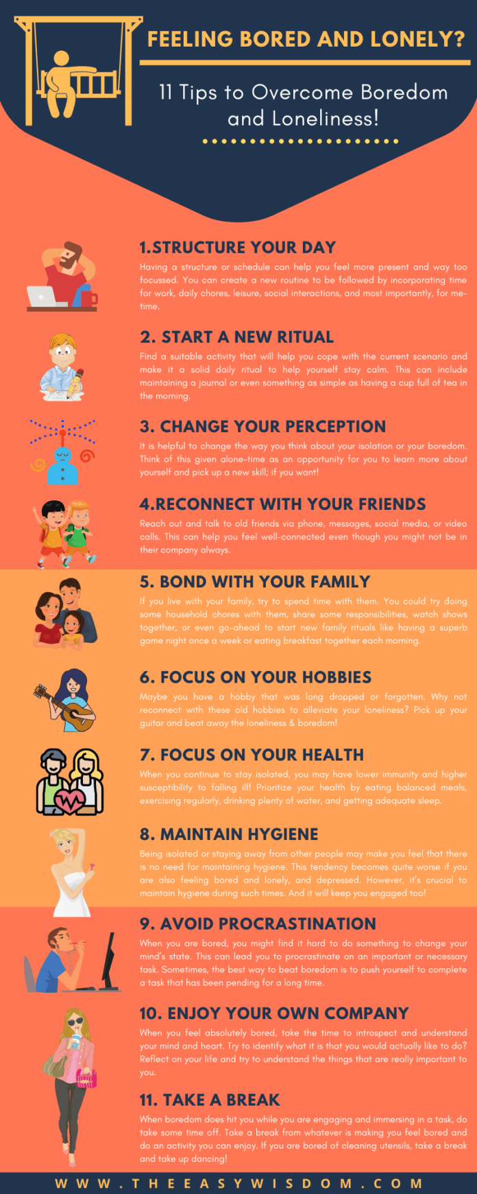 11 Things To Do When Feeling Bored and Lonely?