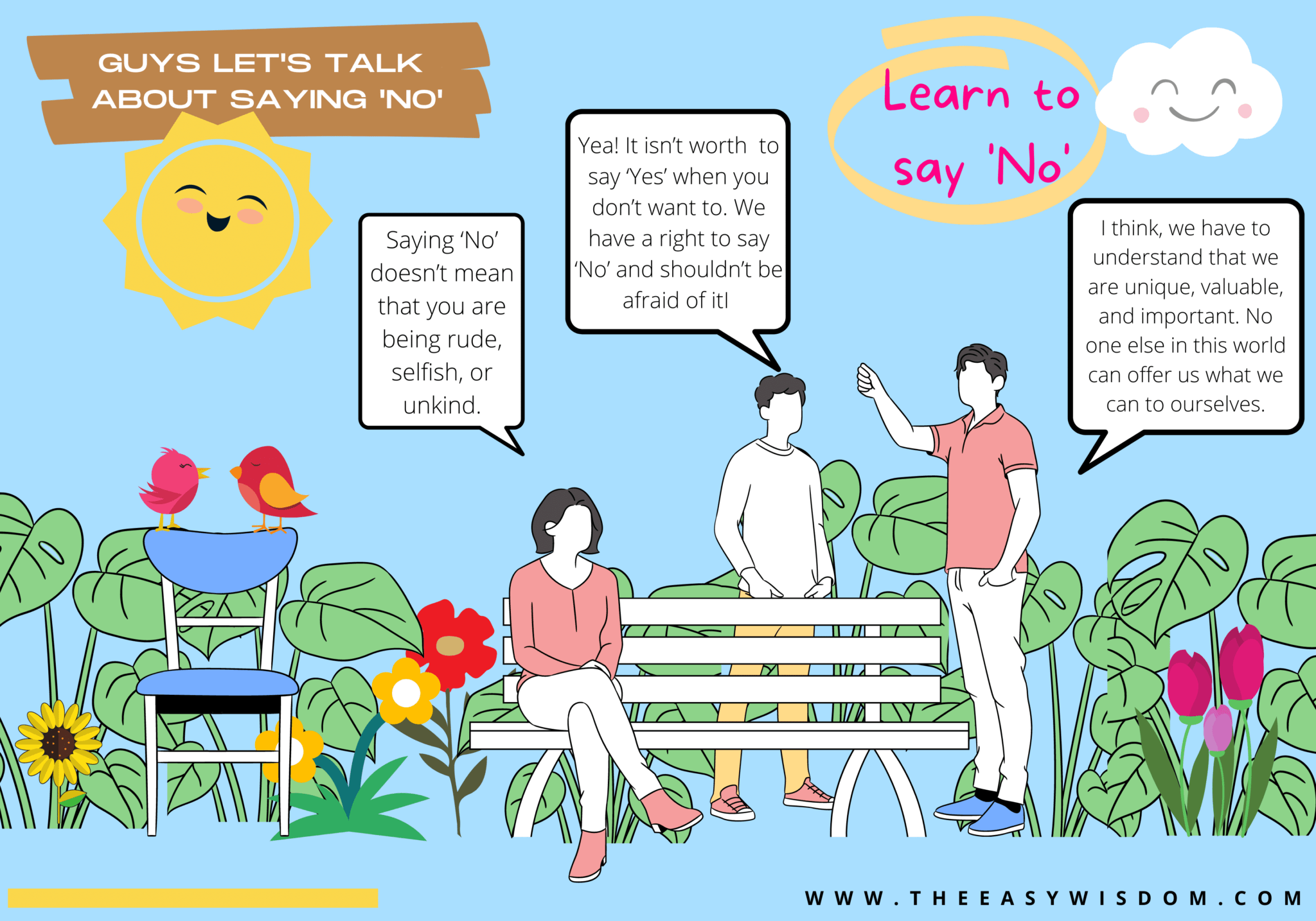 Learn To Say No Without Feeling Guilty-It's Your Right!