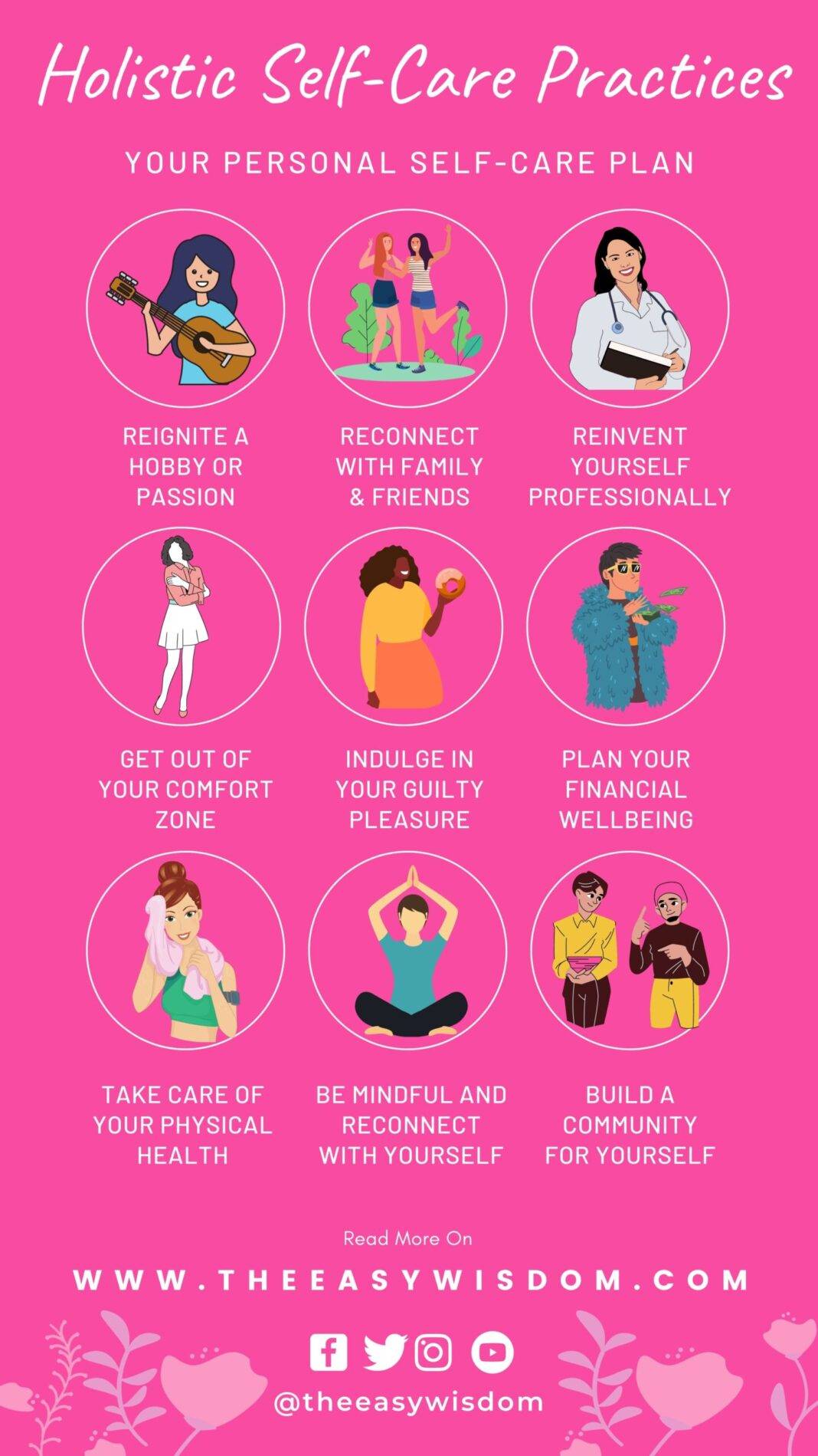 10 Holistic Self-Care Practices & Strategies for a healthy mind, body ...