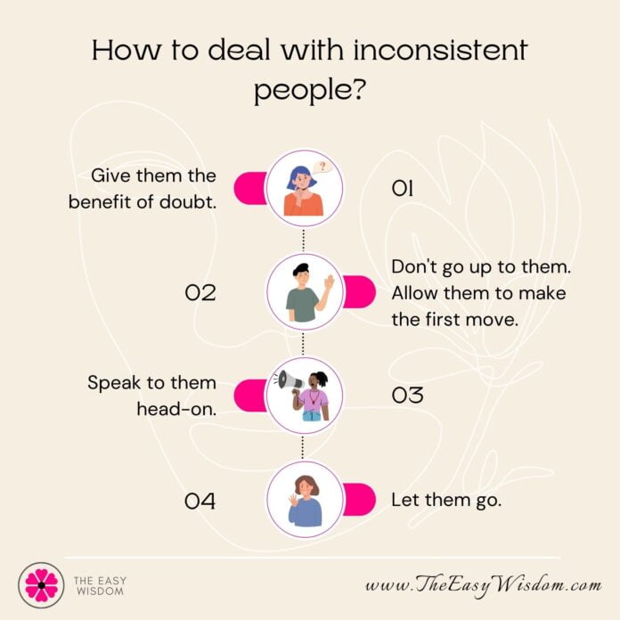 How to deal with inconsistent people?